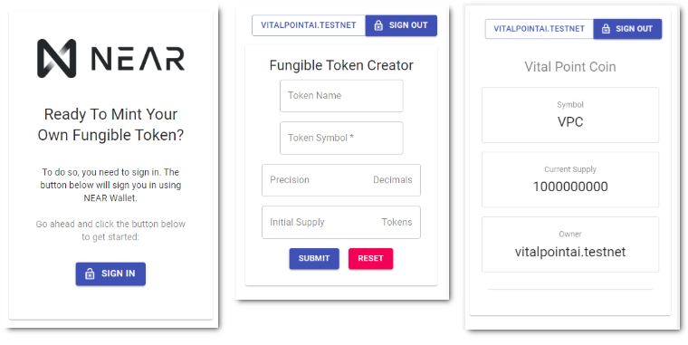 Building and Issuing Fungible Tokens on NEAR – Vital Point AI